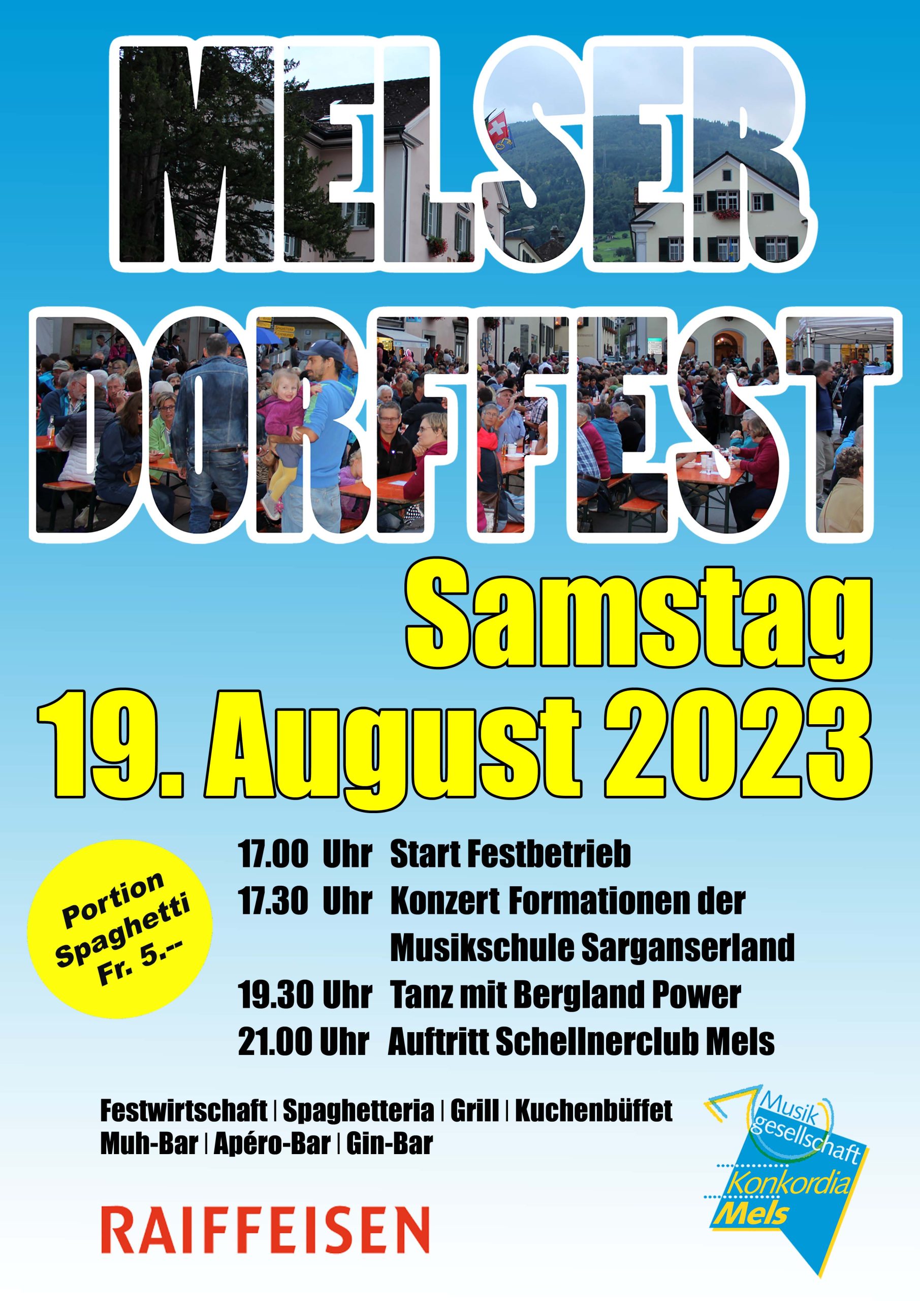 MG Konkordia Mels – Homepage der Musikgesellschaft Konkordia Mels und der Jugendmusik Mels